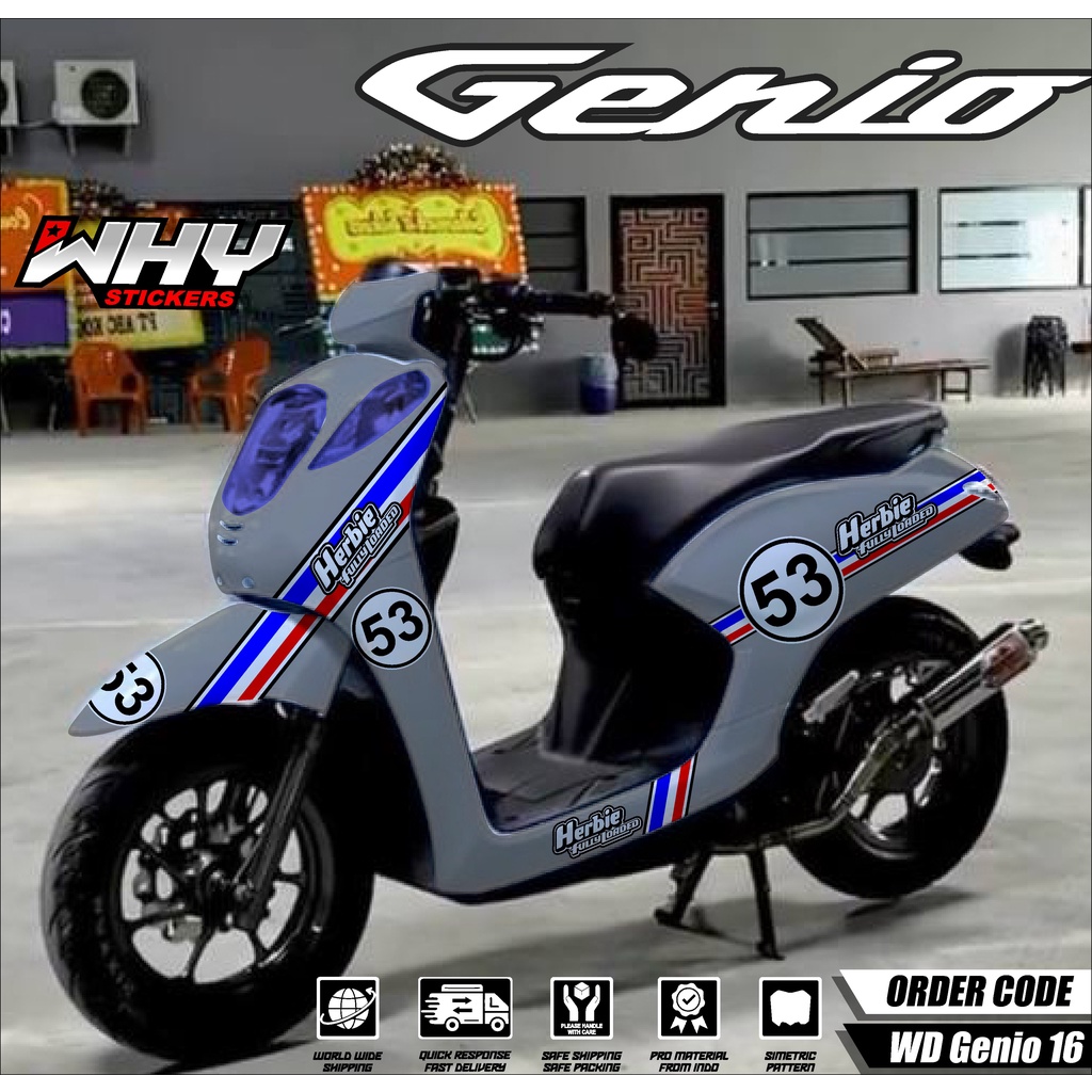 Jual Decal Genio Full Body 2022 Stiker Genio Variasi 2022 Full Body ...