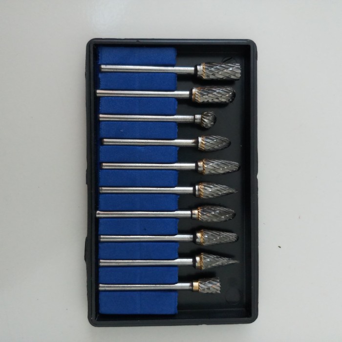 Jual MATA BOR TUNER TUNNER CUNER BESI KAYU MINI DIE GRINDER SET 10PCS ...