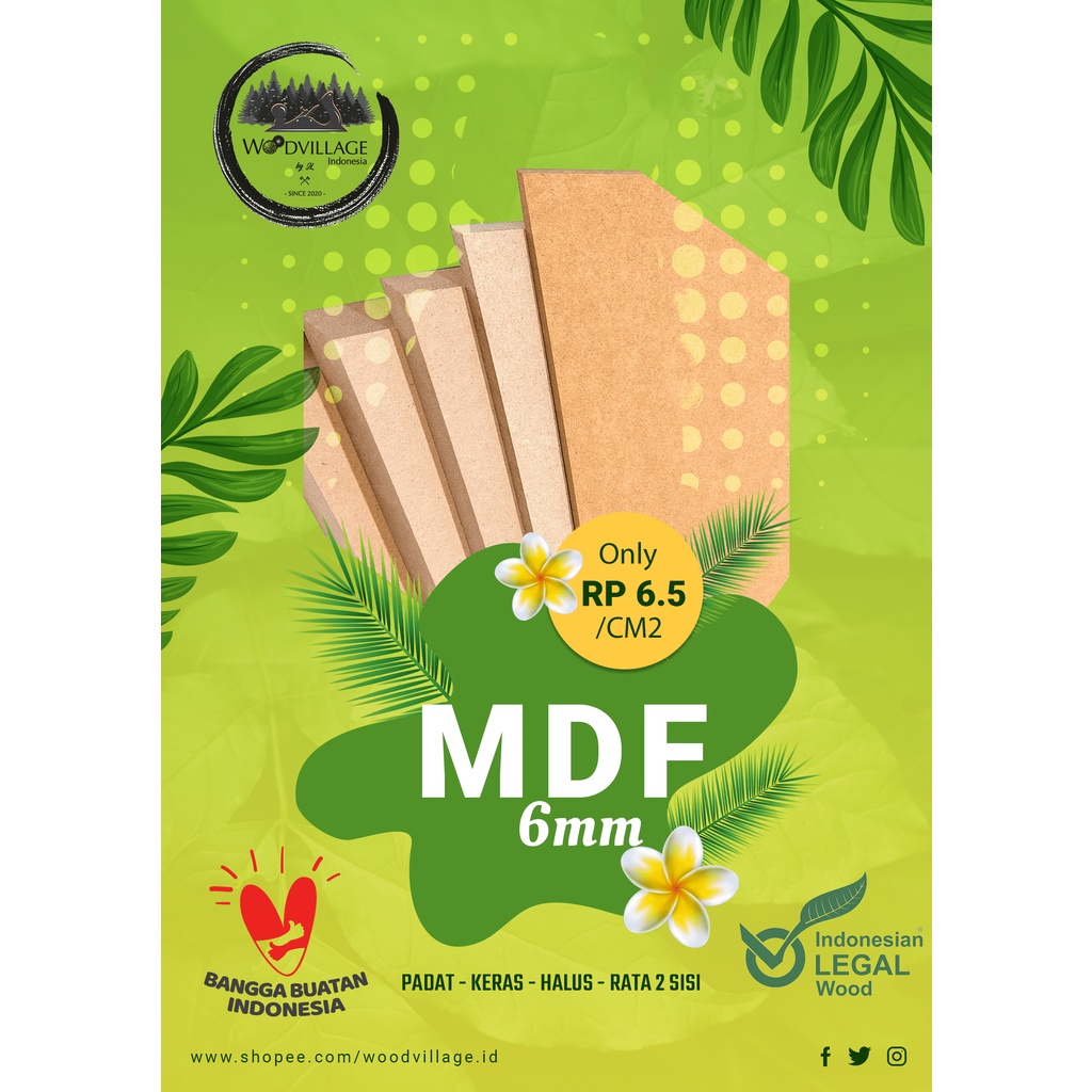 Jual MDF 6MM 6 MM / MDF / MDF BOARD / MDF COKLAT / MDF CUSTOM 6MM 6 MM ...