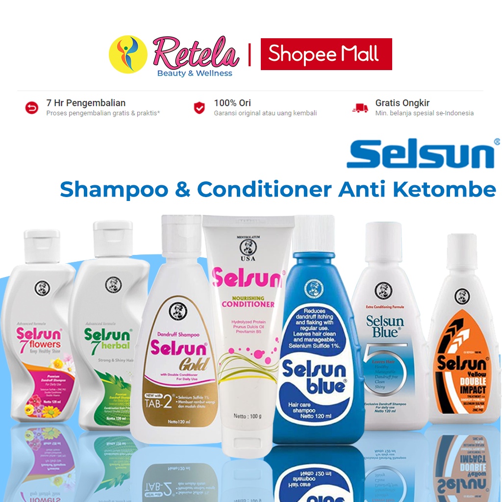 Jual Selsun Shampoo Anti Ketombe /Selsun Blue 120Ml / Shampoo Anti ...