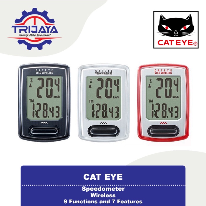 Jual Cateye Velo Wireless Speedometer Sepeda CC-VT230W | Shopee Indonesia