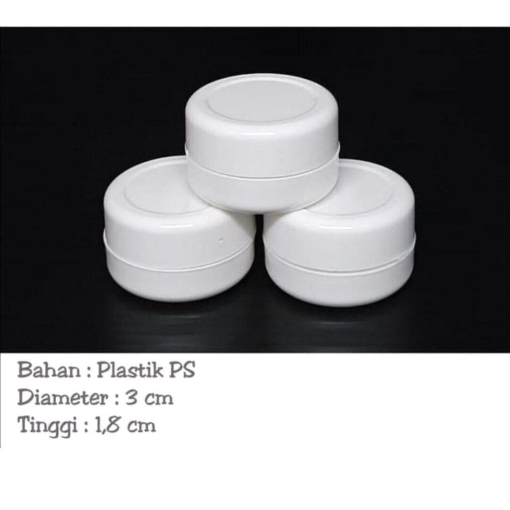 Jual Pot Cream 5 gram Putih - pot krim | Shopee Indonesia