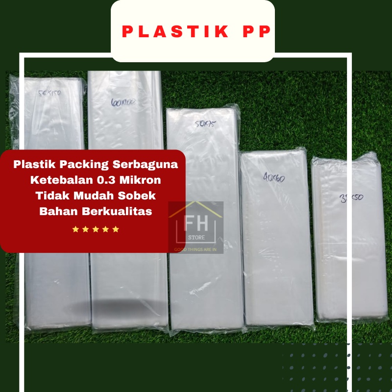Jual Plastik PP Bening (1 kg) I Plastik laundry I plastik Kemasan | Shopee Indonesia