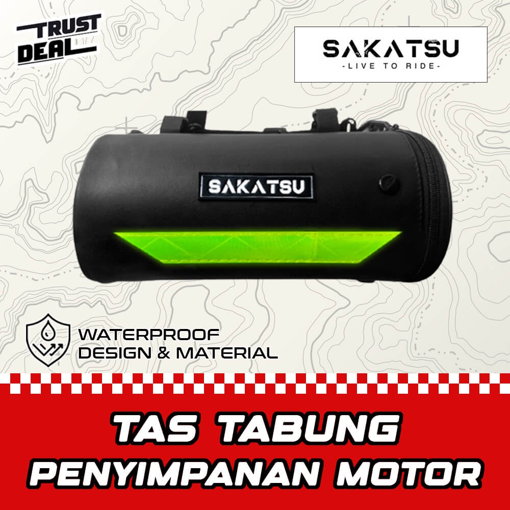 Jual Tabung Jas Hujan Motor / Tas Tabung Penyimpanan Barang Motor ...