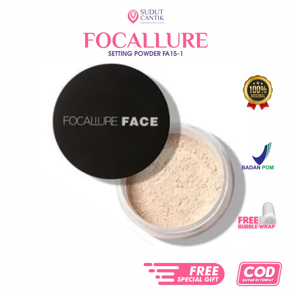 Jual Sudut Cantik - FOCALLURE Oil Control Loose Powder | Bedak Tabur ...