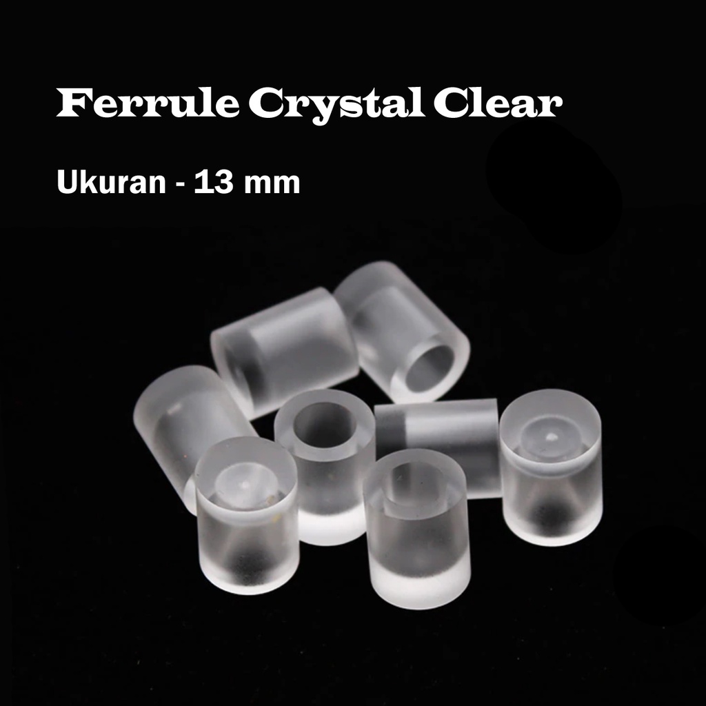 Jual Ferrule 13mm Crystal Clear Bening Stick Billiard Billiar Cue ...