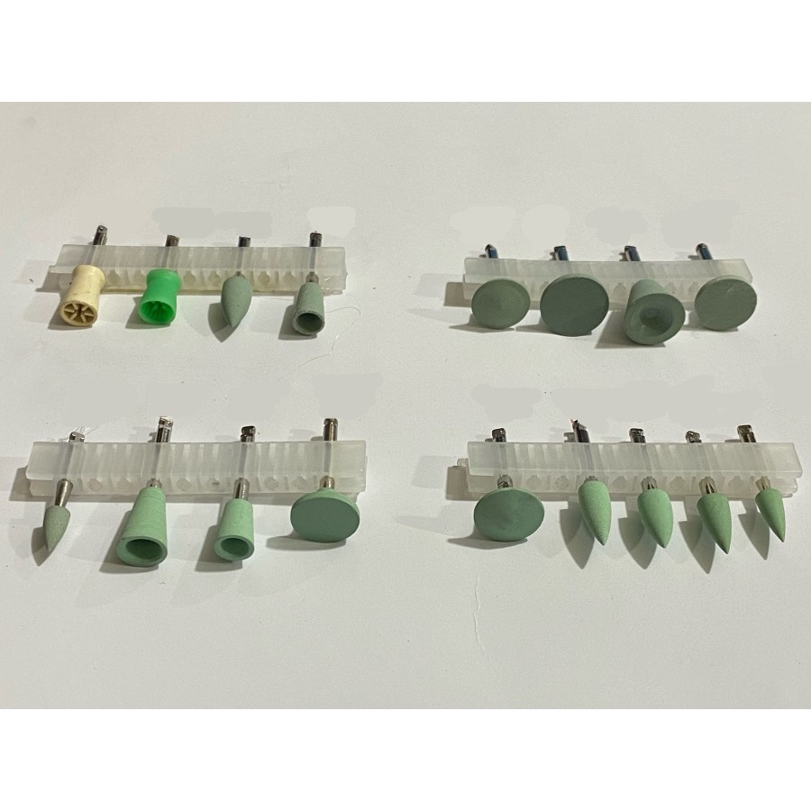 Jual Bur Silicone/ Rubber Contra Angle Hijau dan Kuning | Shopee Indonesia