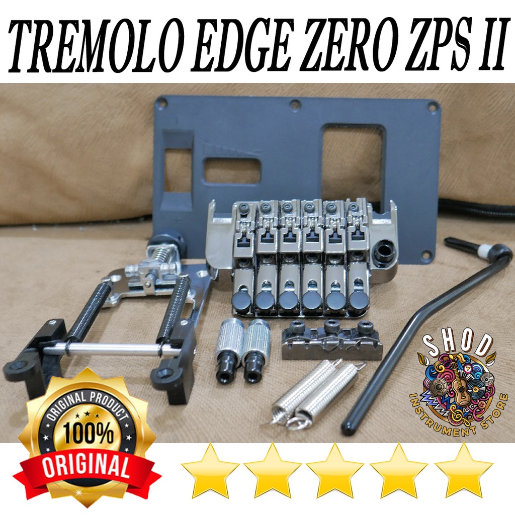 Jual tremolo edge zero zps ibanez rg s series original hitam | Shopee ...