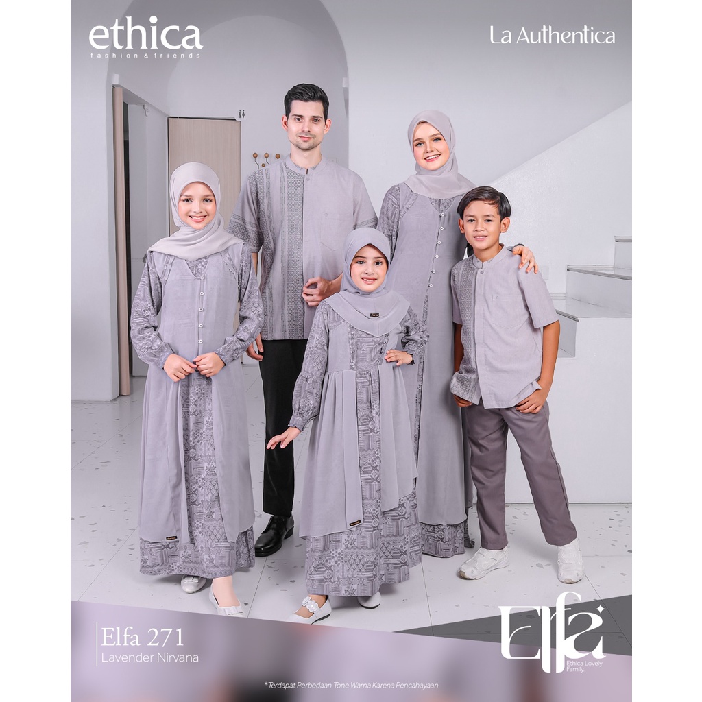 Jual Ethica Sarimbit Elfa 271 Lavender Nirvana Sarimbit Keluarga 2023 | Shopee Indonesia