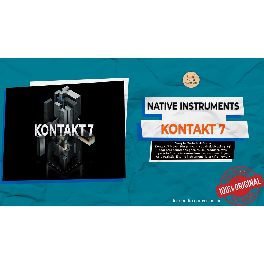 Jual Software VST Plugin Native Instrument Kontakt 7 Full WIN / MAC ...