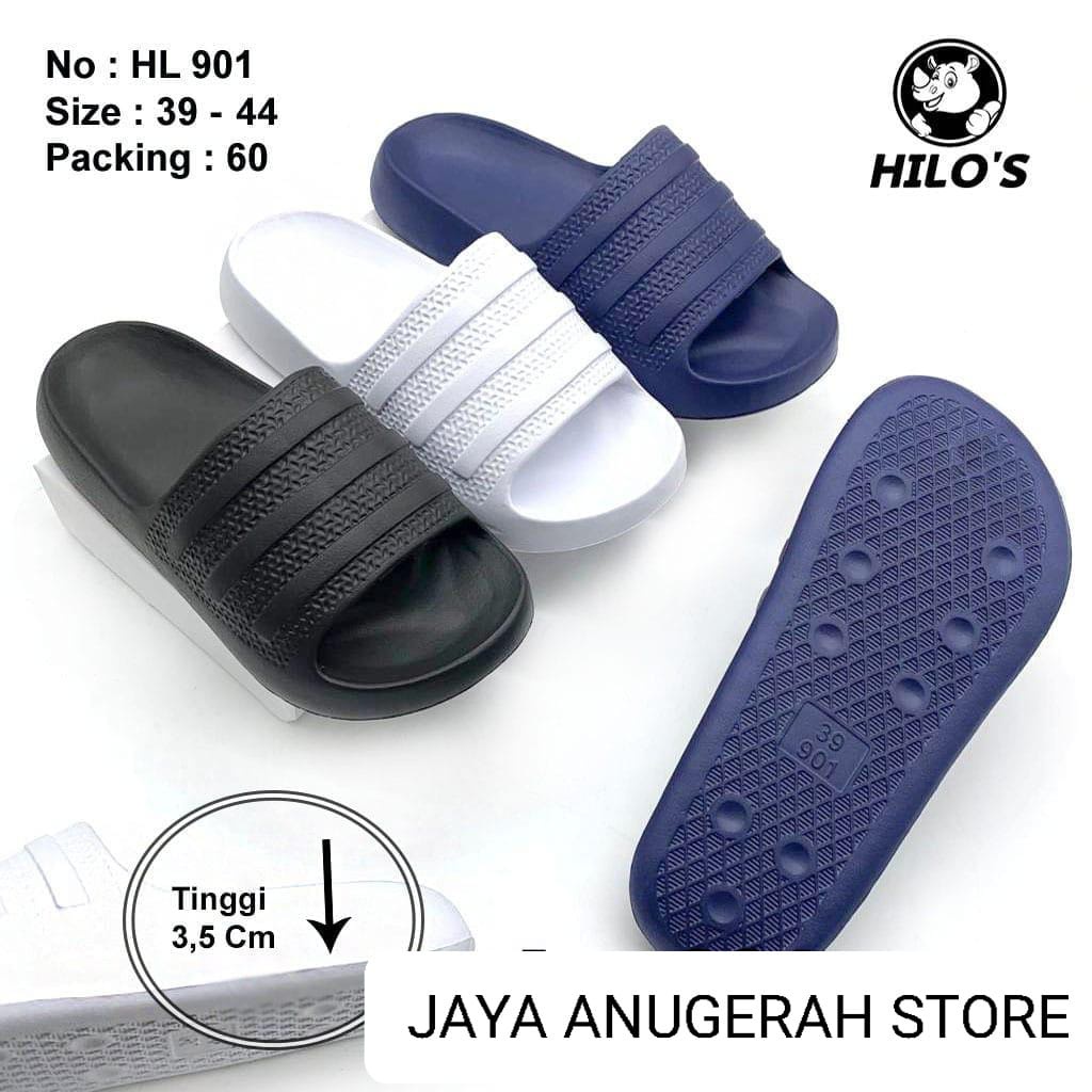 Jual SANDAL SELOP SLOP KARET PRIA RINGAN KUAT NYAMAN DIPAKAI HILO'S HL ...