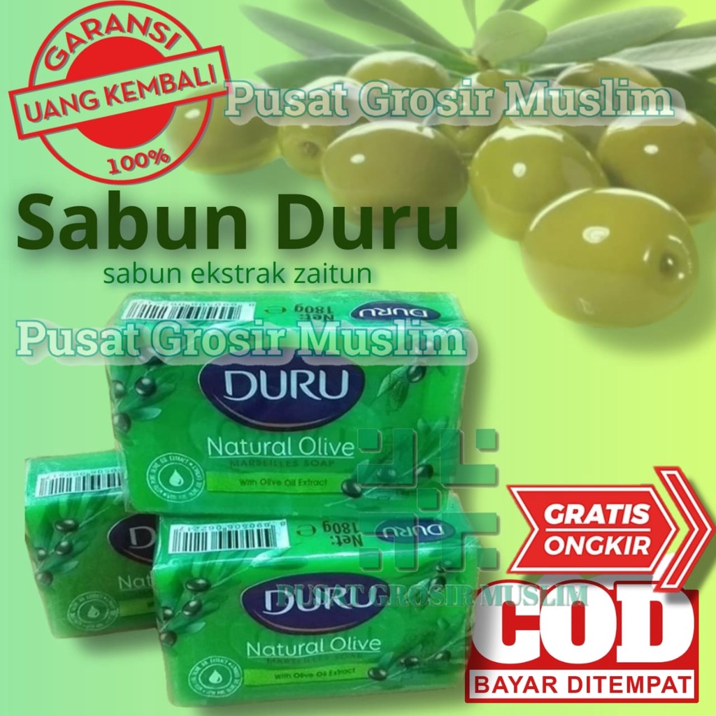 Jual (ALL) Sabun Duru Natural Olive Savon De Marseille / Sabun Duru ...