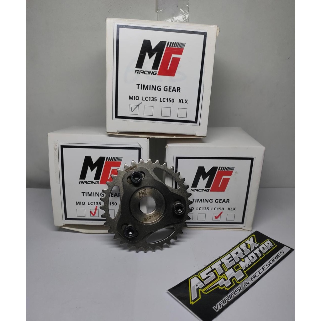 Jual Gear Gigi Timing Gigi Sentrik Racing Adjustable Yamaha Mio Jupiter MX old 135 MX King 150 ...