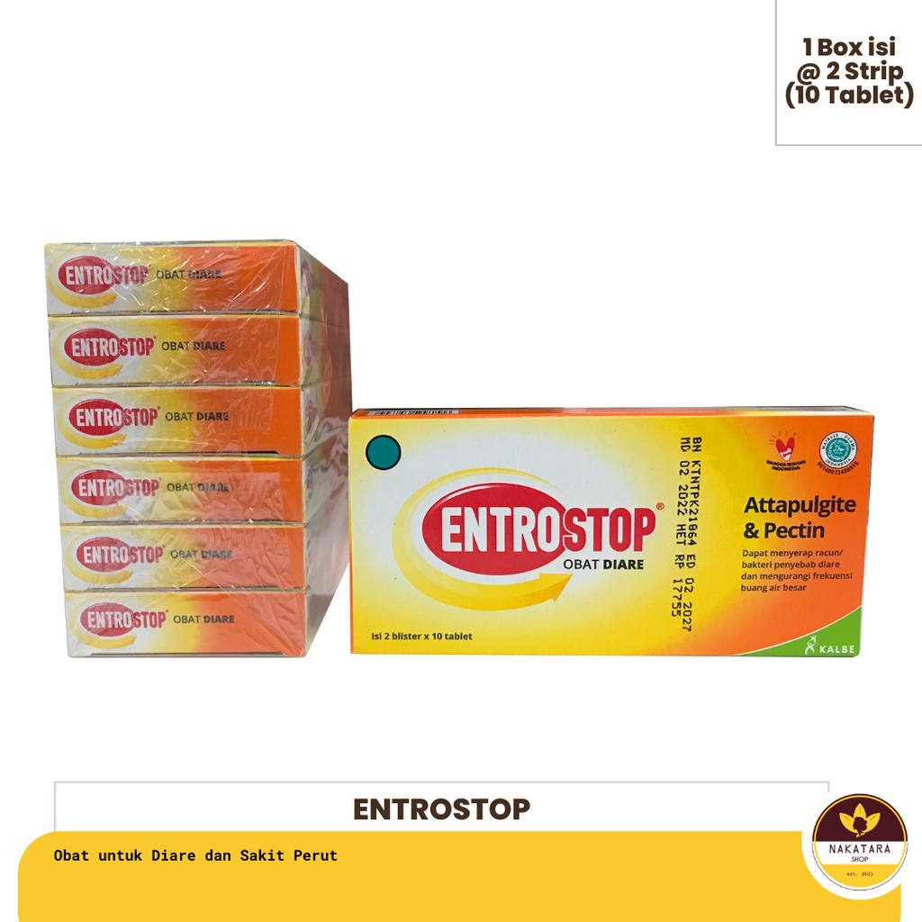 Jual ENTROSTOP OBAT DIARE ISI 20 TABLET | Shopee Indonesia