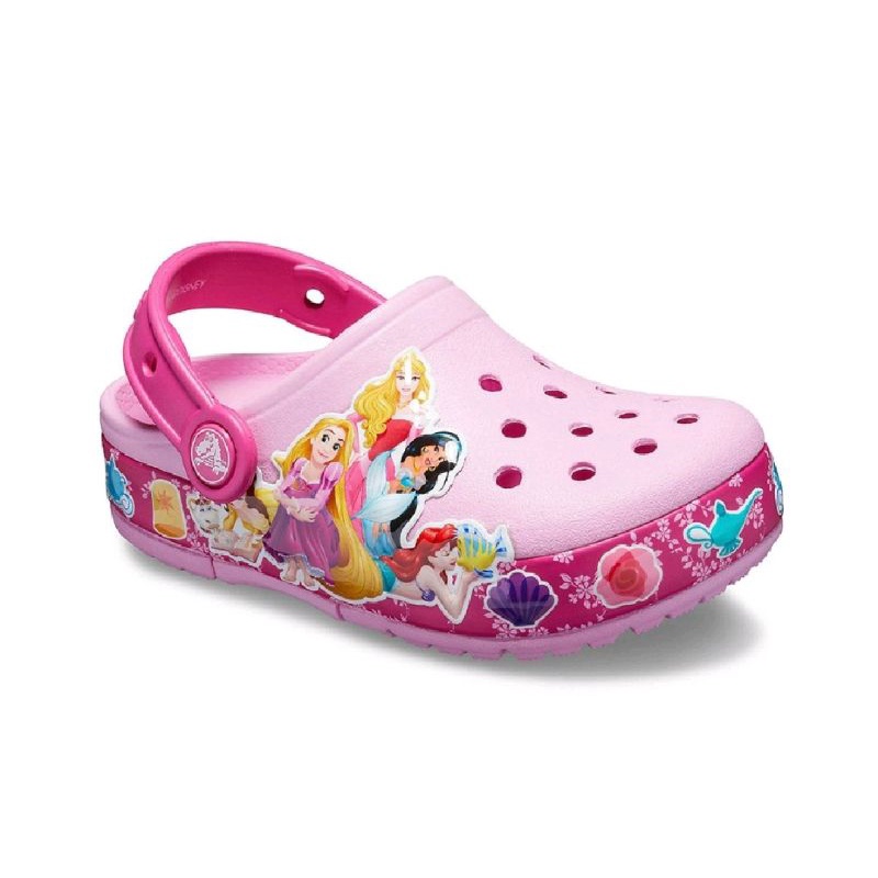 Jual Crocs Anak Led Lampu princess / sandal Crocs anak princess ...