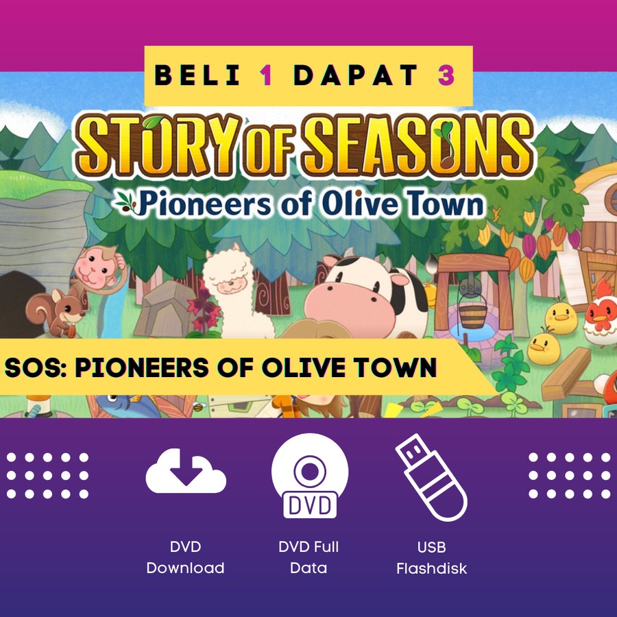 Jual STORY OF SEASONS: Pioneers of Olive Town + Expansion Pass | Game ...