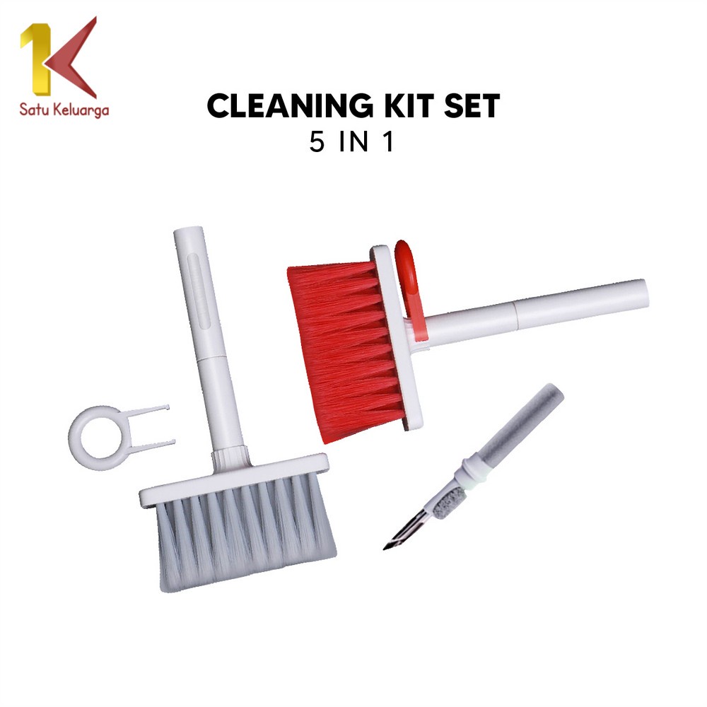 Jual Satu Keluarga Cleaning Kit Set 5IN1 Sikat Pembersih Keyboard C797 ...