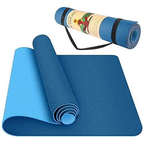 Jual Matras Yoga Tebal TPE Bukan NBR , Cantik (2 warna), Dan Anti licin ...