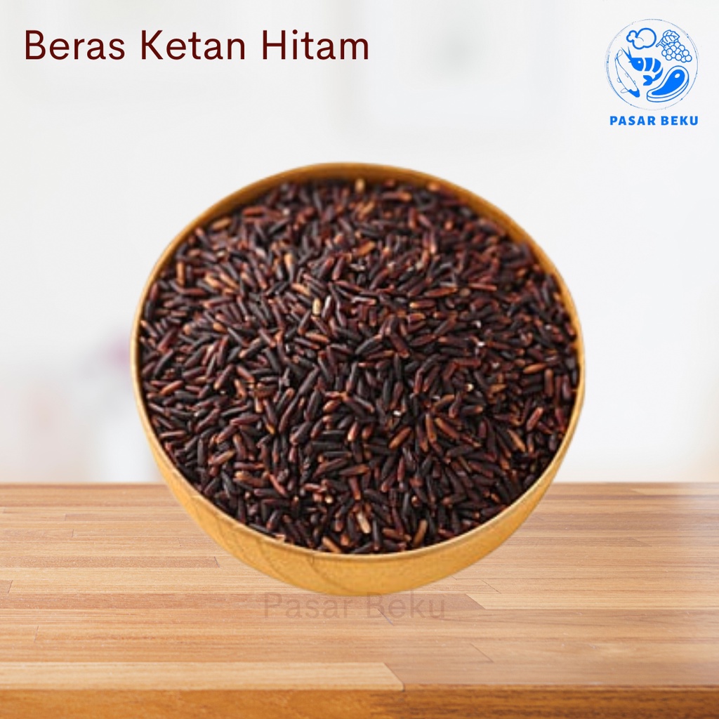 Jual Beras Ketan Hitam Beras Pulut Tapai Hitam 1 Liter Pasar Beku ...