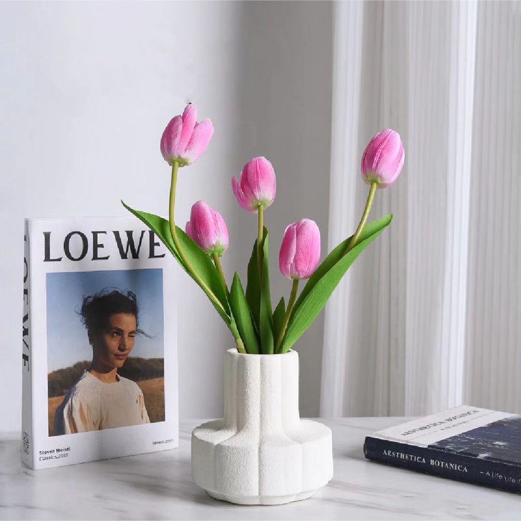 Jual Vas Bunga Set Decor Aesthetic Minimalis Artificial Flower EB Home ...