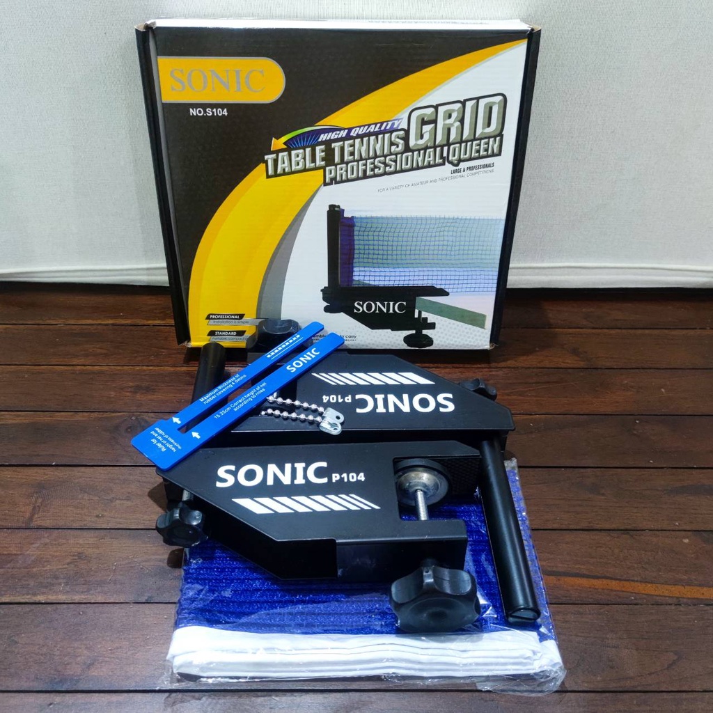Jual Net dan Tiang Pingpong SONIC (SATU SET) - Tiang Net tenis meja ...