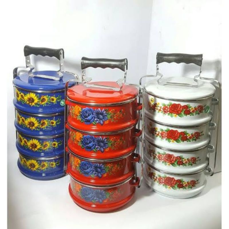 Jual Rantang Panda // Rantang jadul //Food Carrier 14Cm // Rantang ...