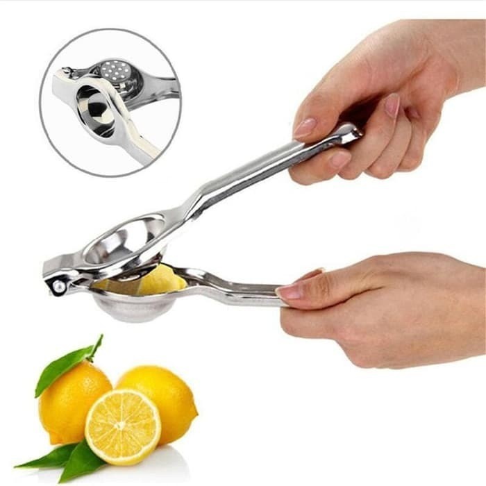 Jual Alat Peras Perasan Lemon Squeezer Jeruk Nipis Stainless Steel Besi ...