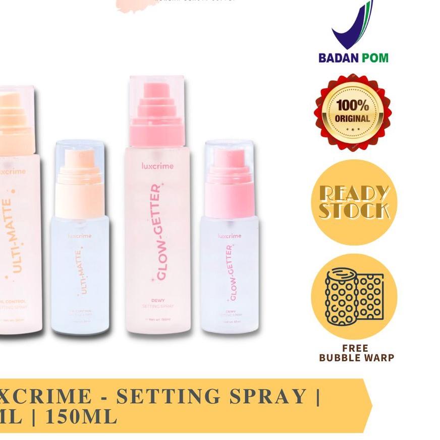Jual LUXCRIME Setting Spray ۝ | Shopee Indonesia