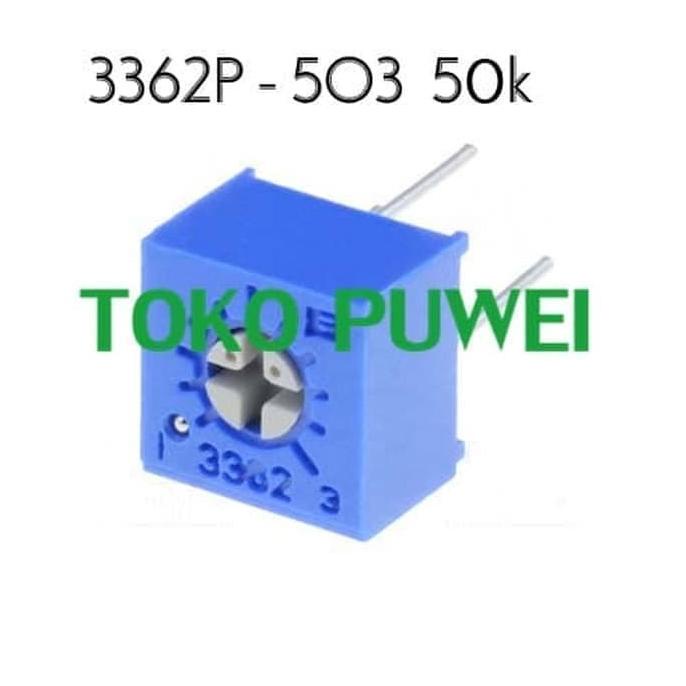 Jual 3362P Trimpot variabel resistor Presisi 3362 P 503 50k Ohm BS90 ...