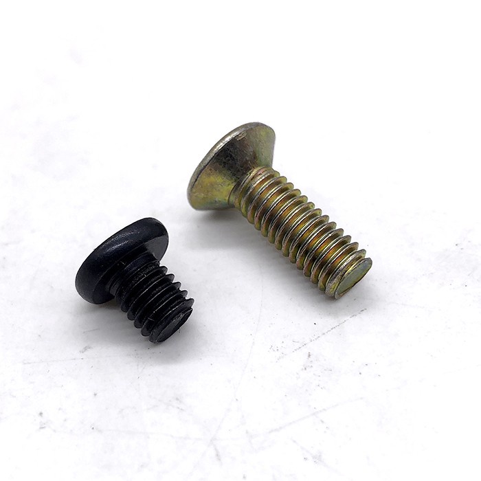 Jual Baut Mini Flat Kepala 10 JF.M6 11x18 mm Skrup Baut Kuning | Shopee ...