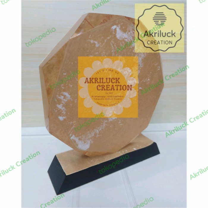 Jual Plakat Diamond Akrilik Tebal 1,5 Cm / 2 Cm + Print Dan Dus Box ...