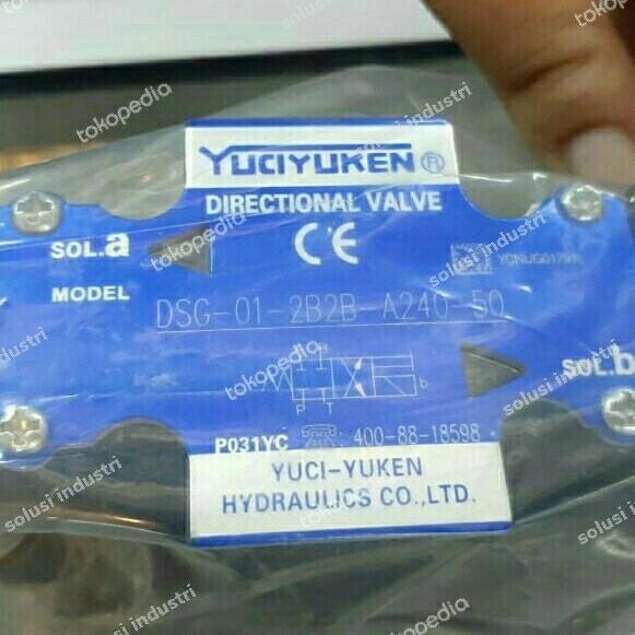 Jual SELENOID VALVE HYDRAULIC YUKEN type DSG-01-2B2B-A240-50 | Shopee Indonesia