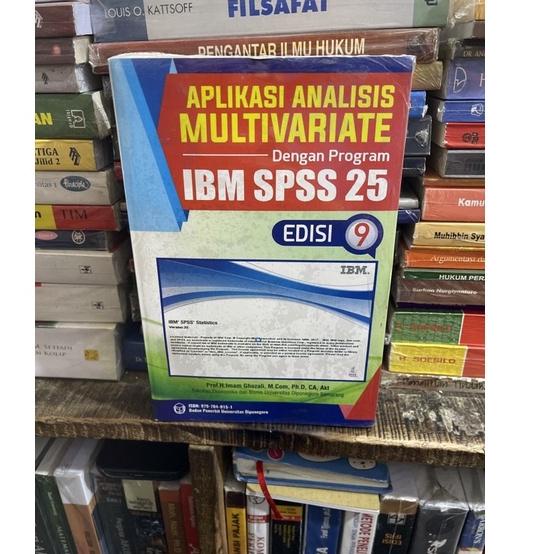 Jual Pesan aja Aplikasi analisis Multivariate dengan program IBM SPSS 25 PLUS CD edisi 9 by Prof ...