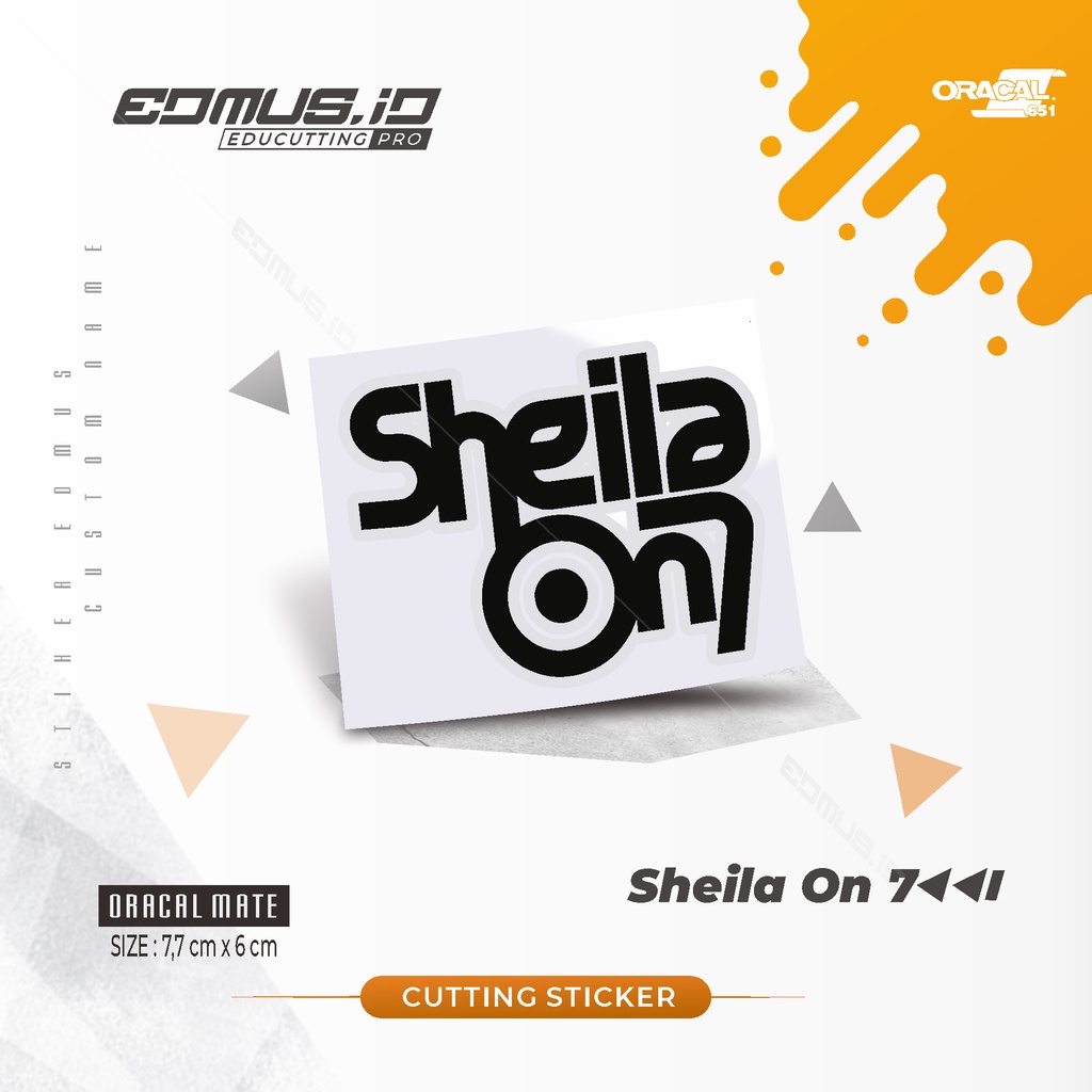 Jual Cutting Stiker Sheila On 7 | Cutting Sticker Oracal Premium ...