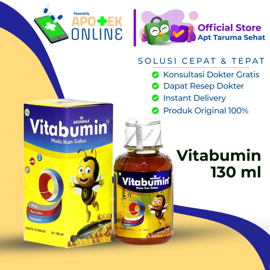 Jual VITABUMIN MADU IKAN GABUS 130ML | Shopee Indonesia Jual VITABUMIN MADU IKAN GABUS 130ML | Shopee Indonesia