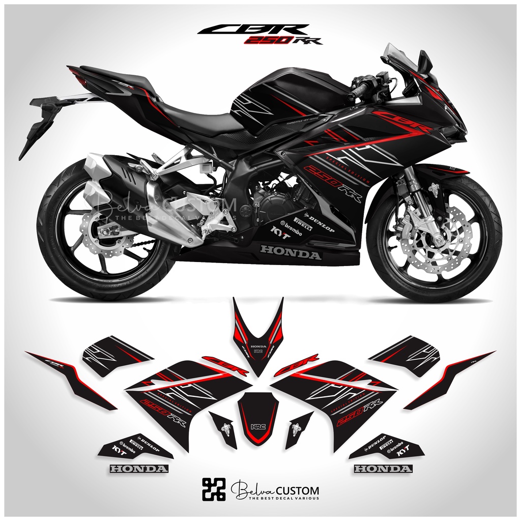 Jual Stiker Motor Honda CBR 250 RR Livery Cyber City Striping CBR 250RR ...