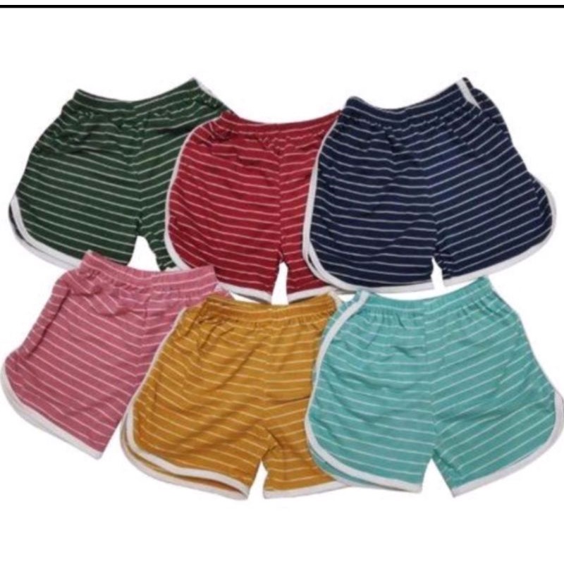 Jual HEIDI JUMBO STRIPE HOTPANTS XXL | Shopee Indonesia
