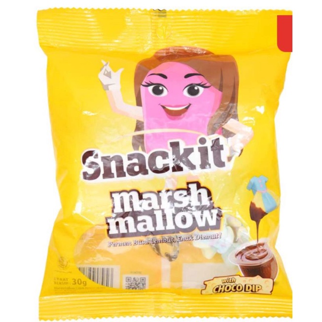 Jual SNACKIT MARSHMALLOW G CHOCO DIP 30GR | Shopee Indonesia