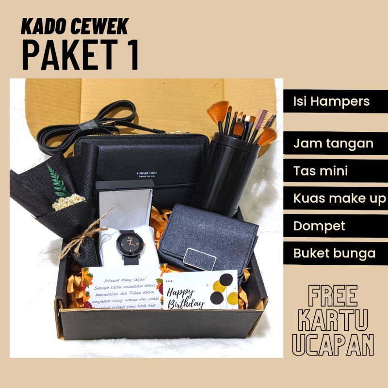 Jual Kado Ulang Tahun Cewek Black Edition Anniversary Ultah Wisuda Gift ...