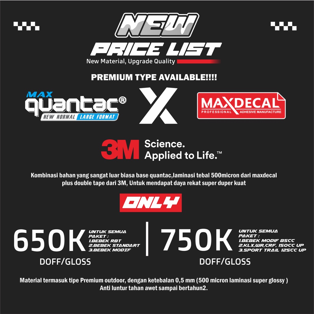 Jual DECAL BEBEK RBT VEGA OLD X KX85 ( FULL CUSTOM ) | Shopee Indonesia