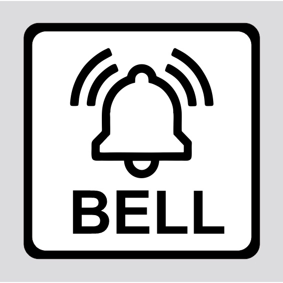 Jual Bel / Akrilik Tekan Bell / Sign Board Acrylic / Papan Tulisan ...