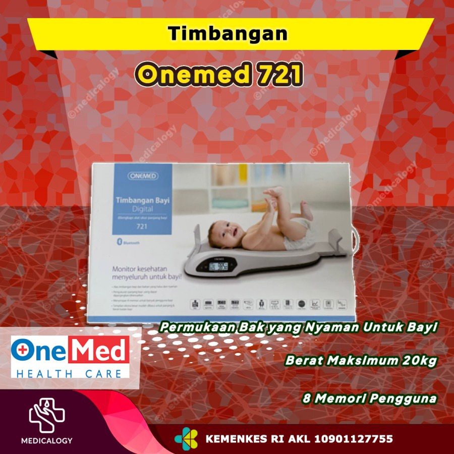 Jual Timbangan Bayi Digital Type 721 & Bluetooth Onemed | Shopee Indonesia