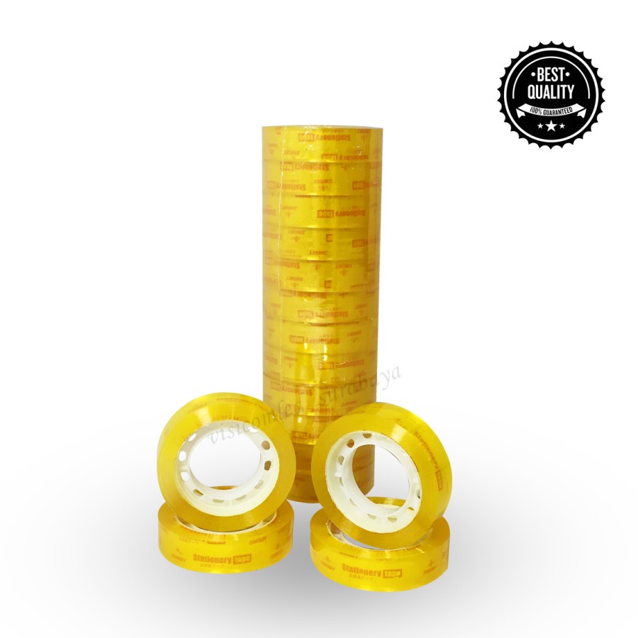 Jual SMART Selotip Bening Kecil 10pcs / Isolasi Stationary Smart 12mm x ...