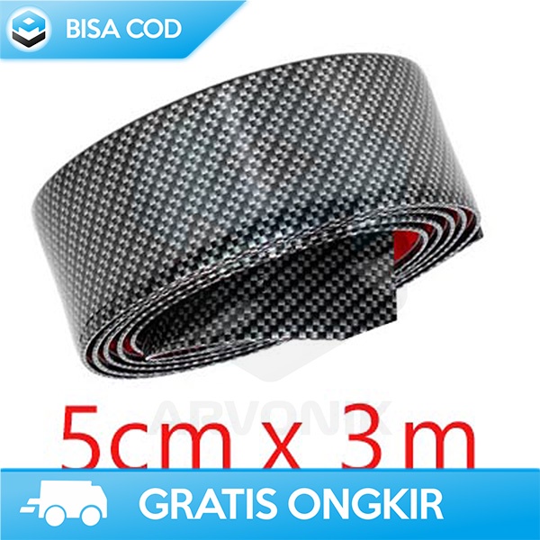 Jual STIKER CARBON BERKUALITAS 5x300CM STICKER VINYL MOBIL MUDAH ...
