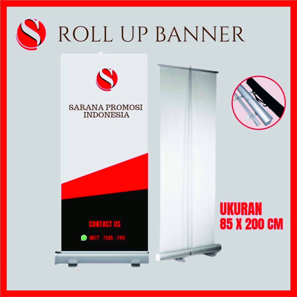 Jual Roll Up Banner / Roll Banner / Cetak Roll Up Banner / Cetak Roll Banner | Shopee Indonesia