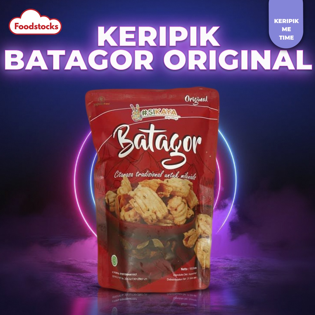 Jual Batagor Chips Sikaya 100 gr Halal MUI Rasa Original Camilan ...