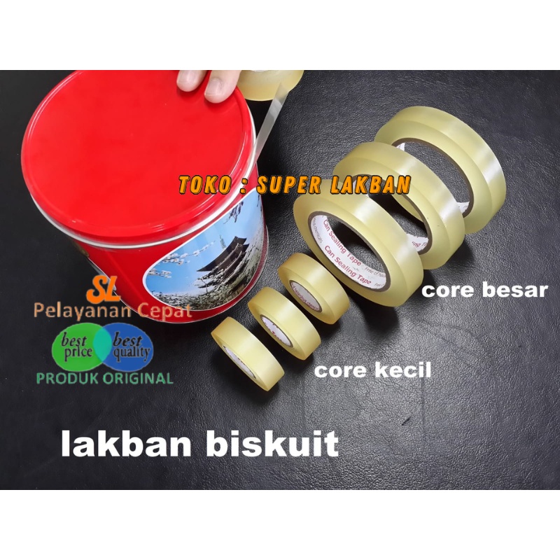 Jual Isolasi Toples Kaleng Biskuit Can Sealing Tape Selotip Toples Food ...