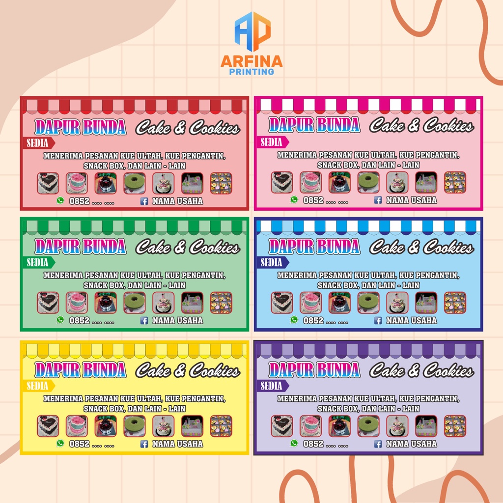 Jual Spanduk Kue / Banner Cookies / Spanduk Cake | Shopee Indonesia