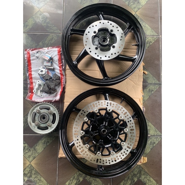 Jual velg cb150r old pnp ninja ss r rr old/new set piringan floating ...