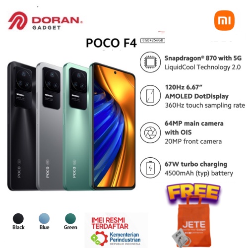 Jual Xiaomi Poco F4 5G 6/128GB 8/256GB Garansi Resmi 1 Tahun | Shopee Indonesia